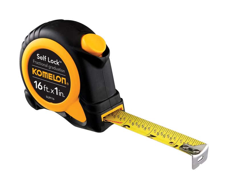 Komelon Self Lock Speed Mark 16 ft. L X 1 in. W Tape Rule 1 pk - Ace ...