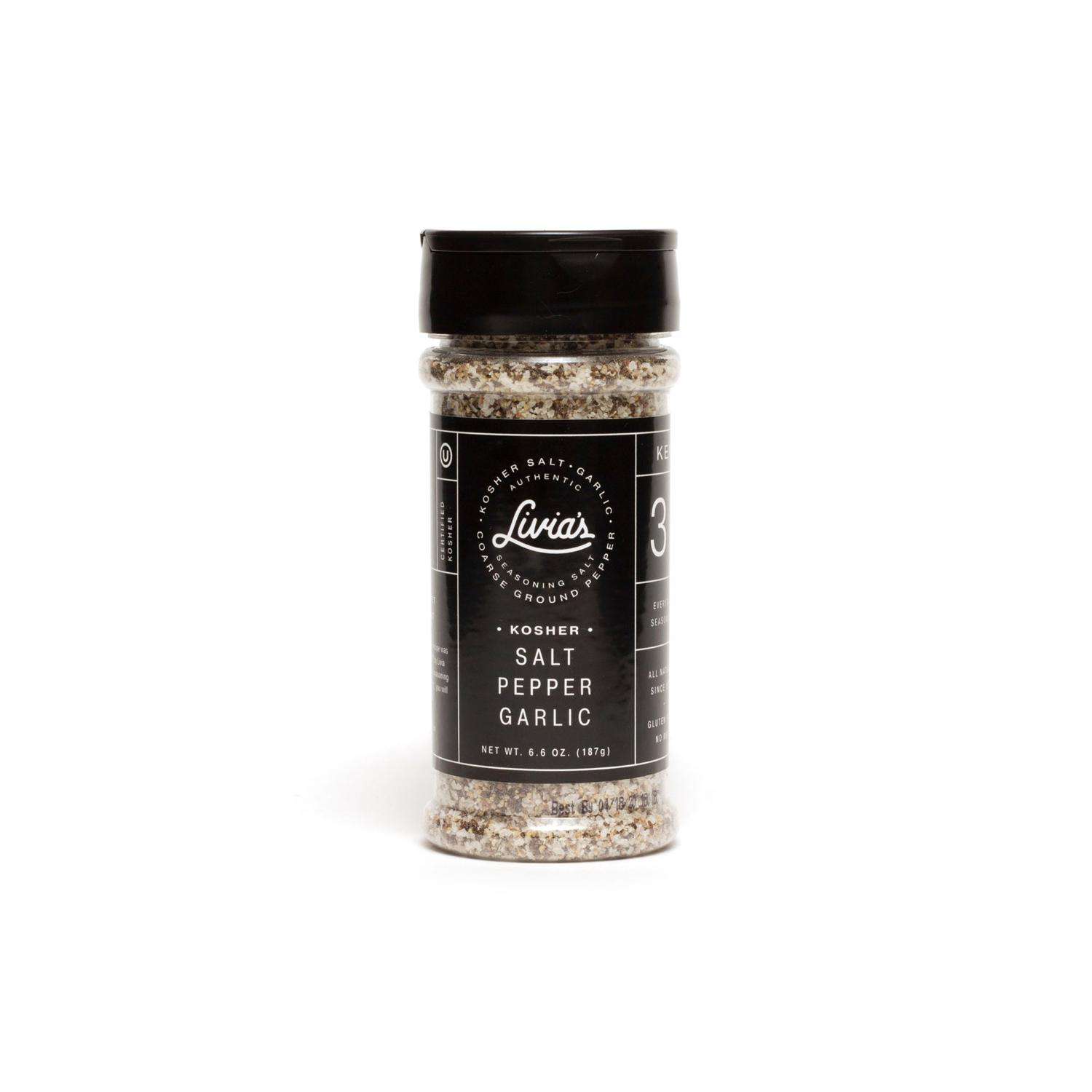 Livia's Salt/Pepper/Garlic Seasoning 6.6 oz - Ace Hardware