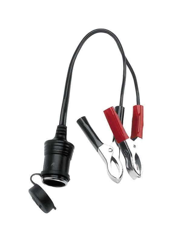 Custom Accessories 12 volt Black Universal Battery Clips and Socket 1 ...
