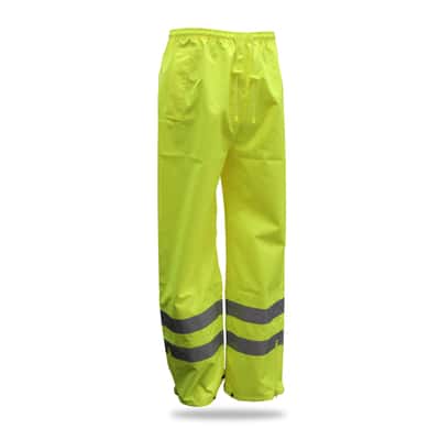 Boss Hi-Vis Yellow Polyester Rain Poncho XXXL - Ace Hardware