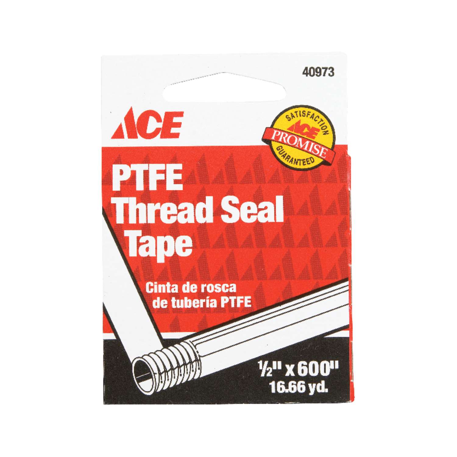 Ace White 1/2 in. W X 600 in. L Thread Seal Tape - Ace Hardware