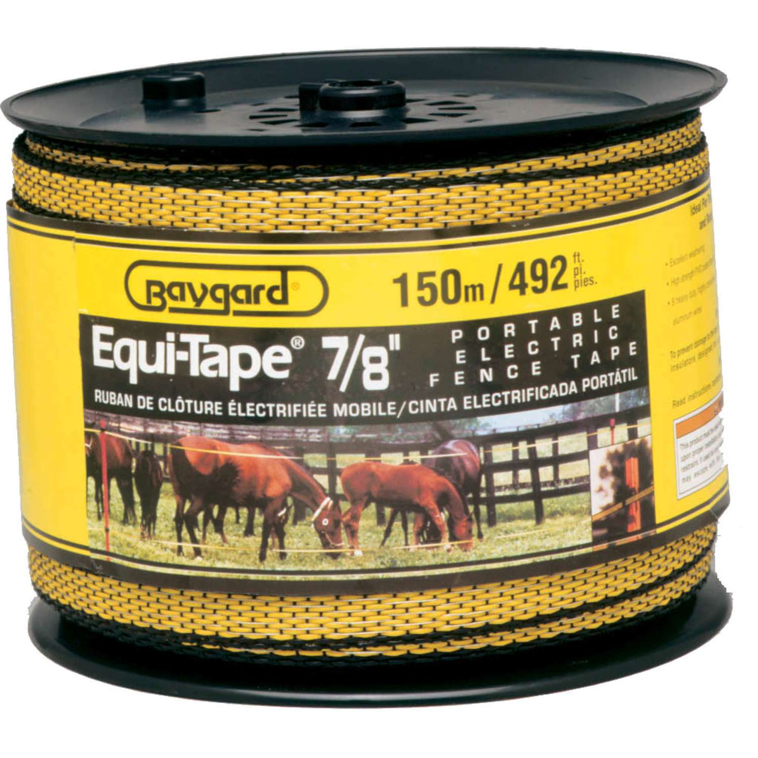 Parmak Baygard Hv Equi-Tape Black/Yellow - Ace Hardware