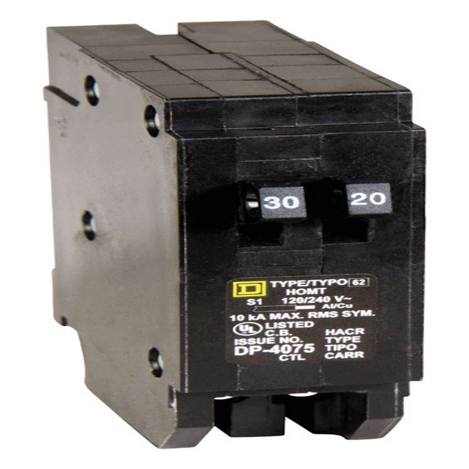 Square D HomeLine 30 amps Tandem Single Pole Circuit Breaker - Ace Hardware