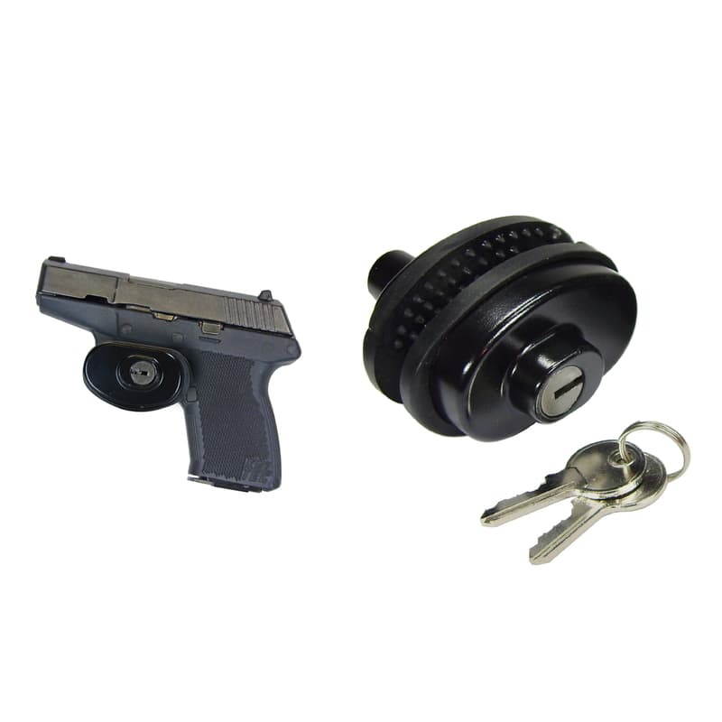 Personal Security Products Peace Keeper Black Steel Trigger Gun Lock ...