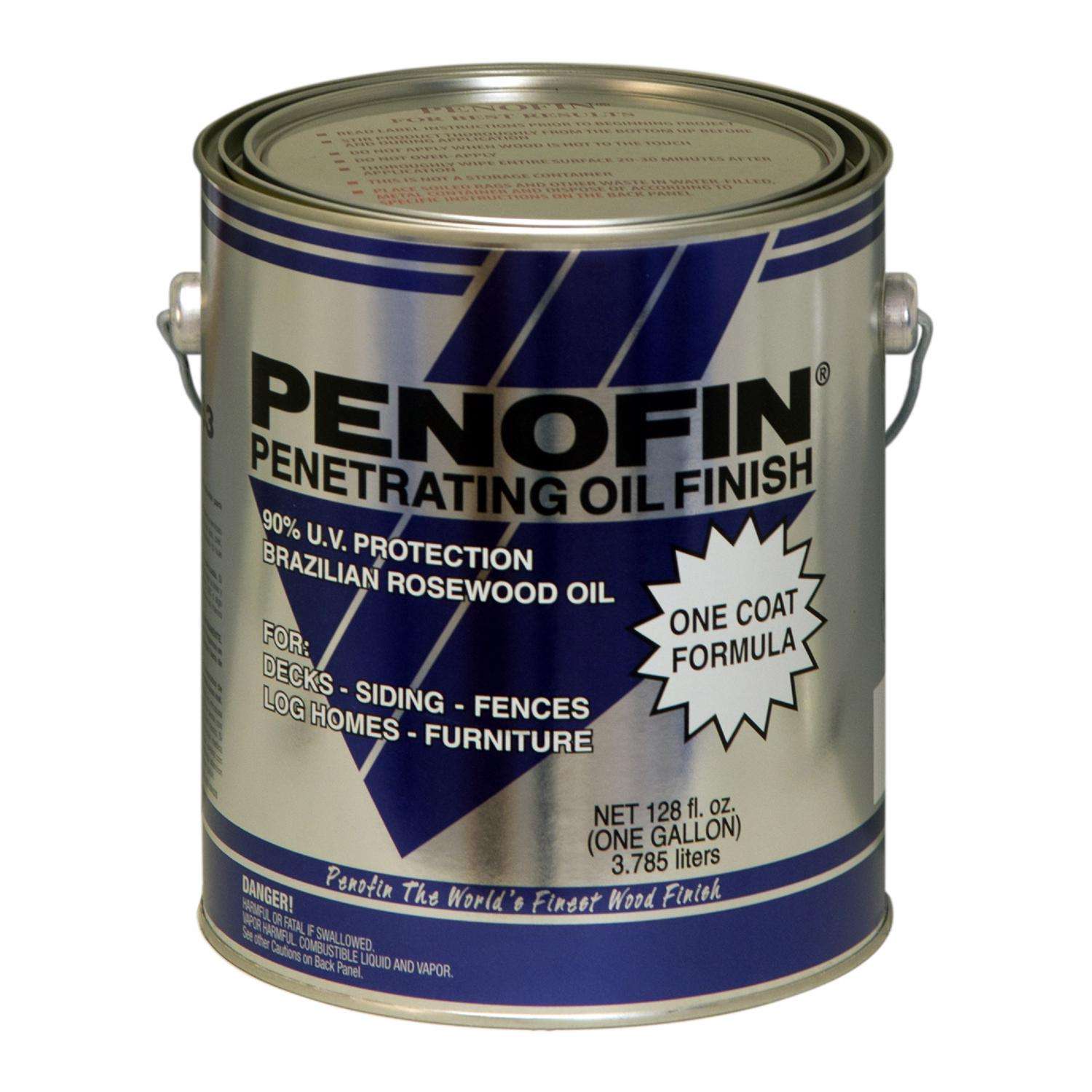 Penofin Semi-Transparent Chestnut Oil-Based Penetrating Wood Stain 1 ...