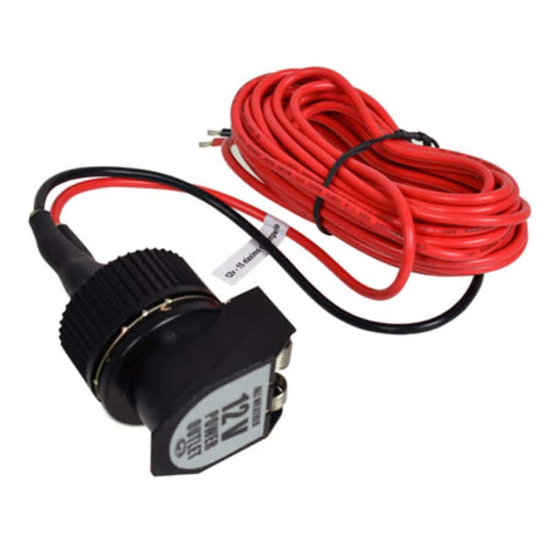 Custom Accessories 12 V Black/Red Socket For Universal 1 pk Mfr# 10749 ...