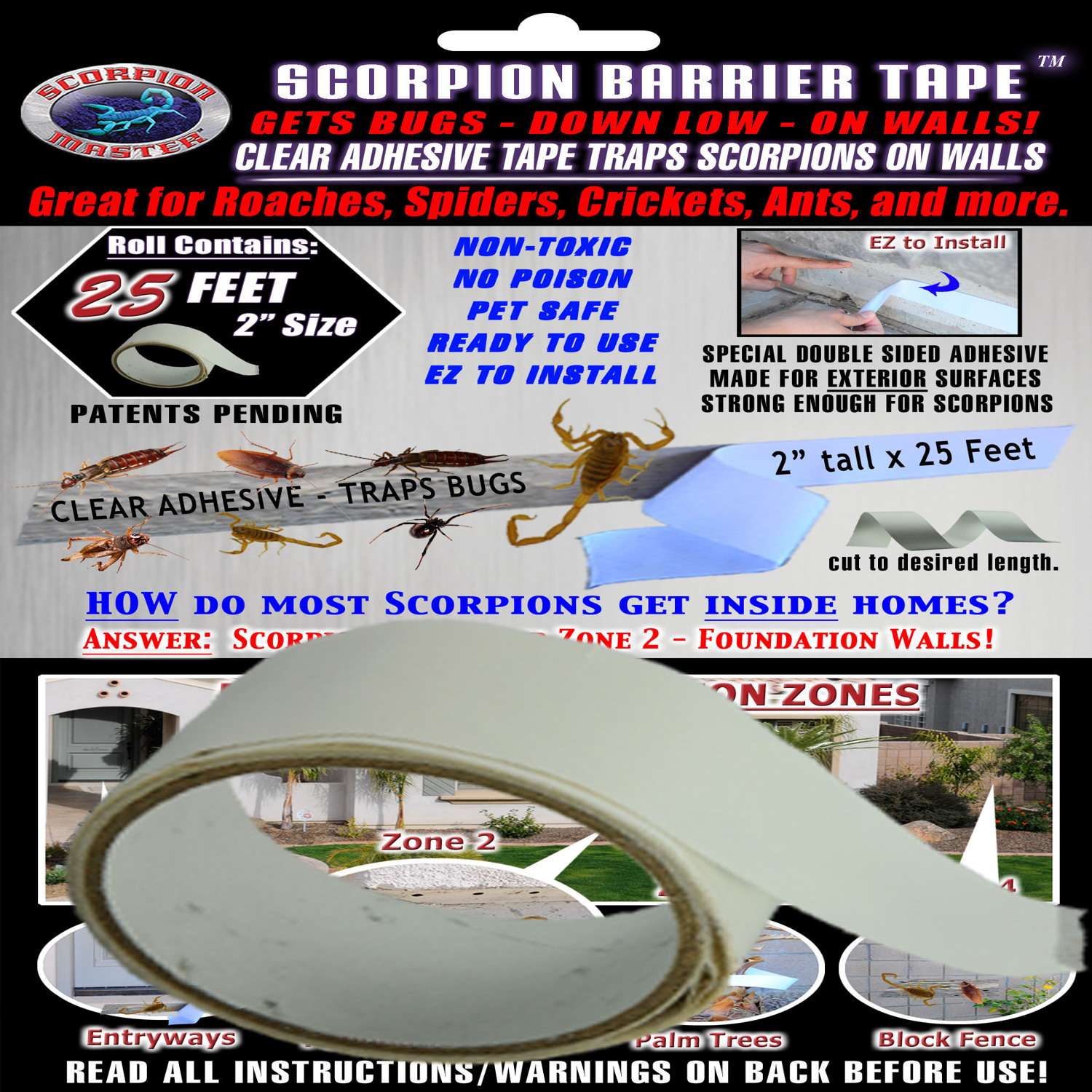 Scorpion Master Scorpion Barrier Tape - Ace Hardware