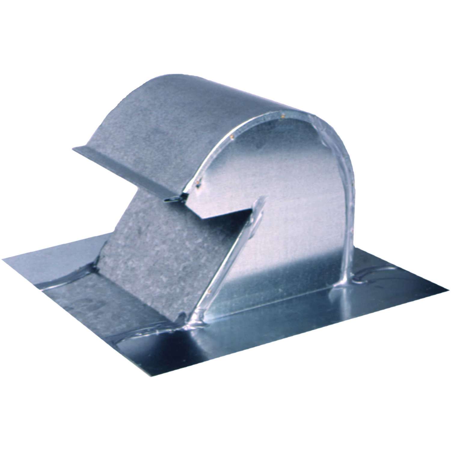 GAF Master Flow 6 in. D Galvanized Silver Steel Goose Neck Vent with ...