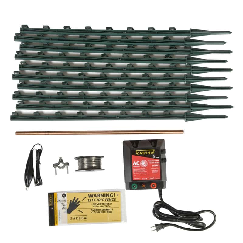 Zareba Fence Kit 25 x 25 ft. Green - Ace Hardware
