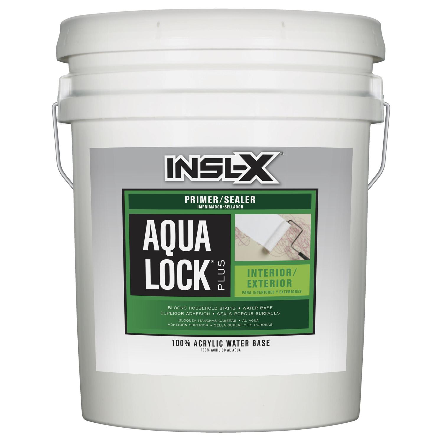 Insl-X Aqua Lock Plus White Acrylic Primer and Sealer 5 gal - Ace Hardware