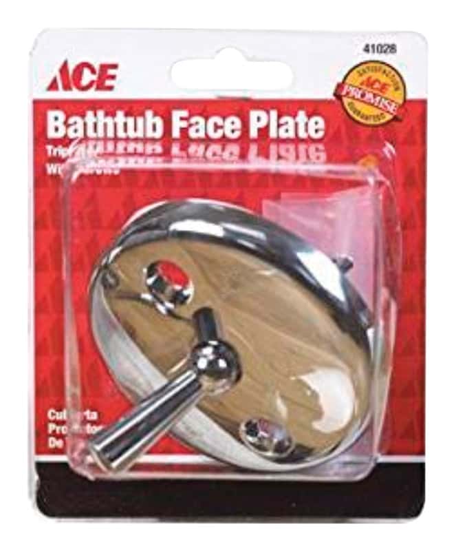 Ace 3-3/16 in. D Zinc Trip Lever Face Plate - Ace Hardware