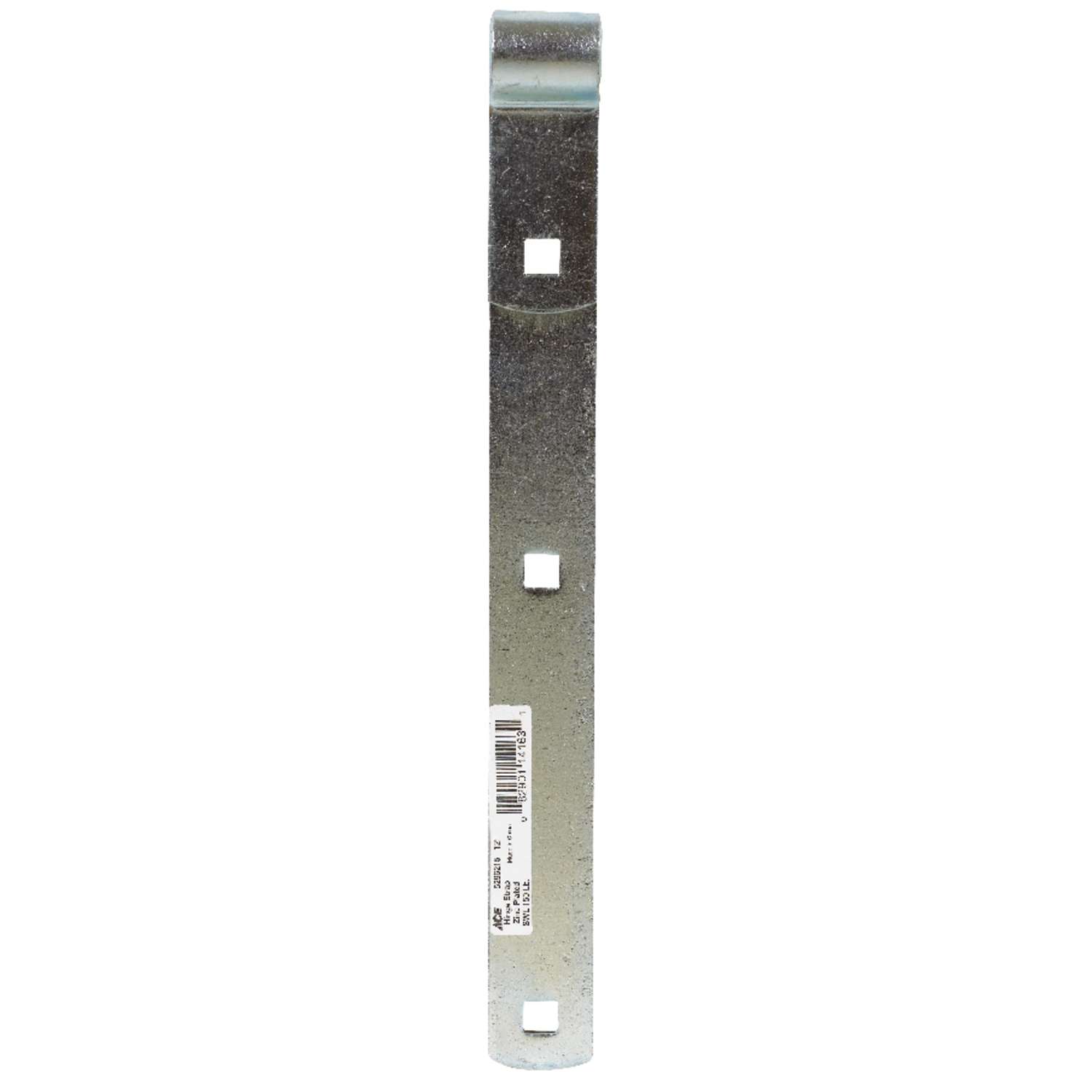 Ace 12 in. L Zinc-Plated Steel Hinge Strap 1 pk - Ace Hardware