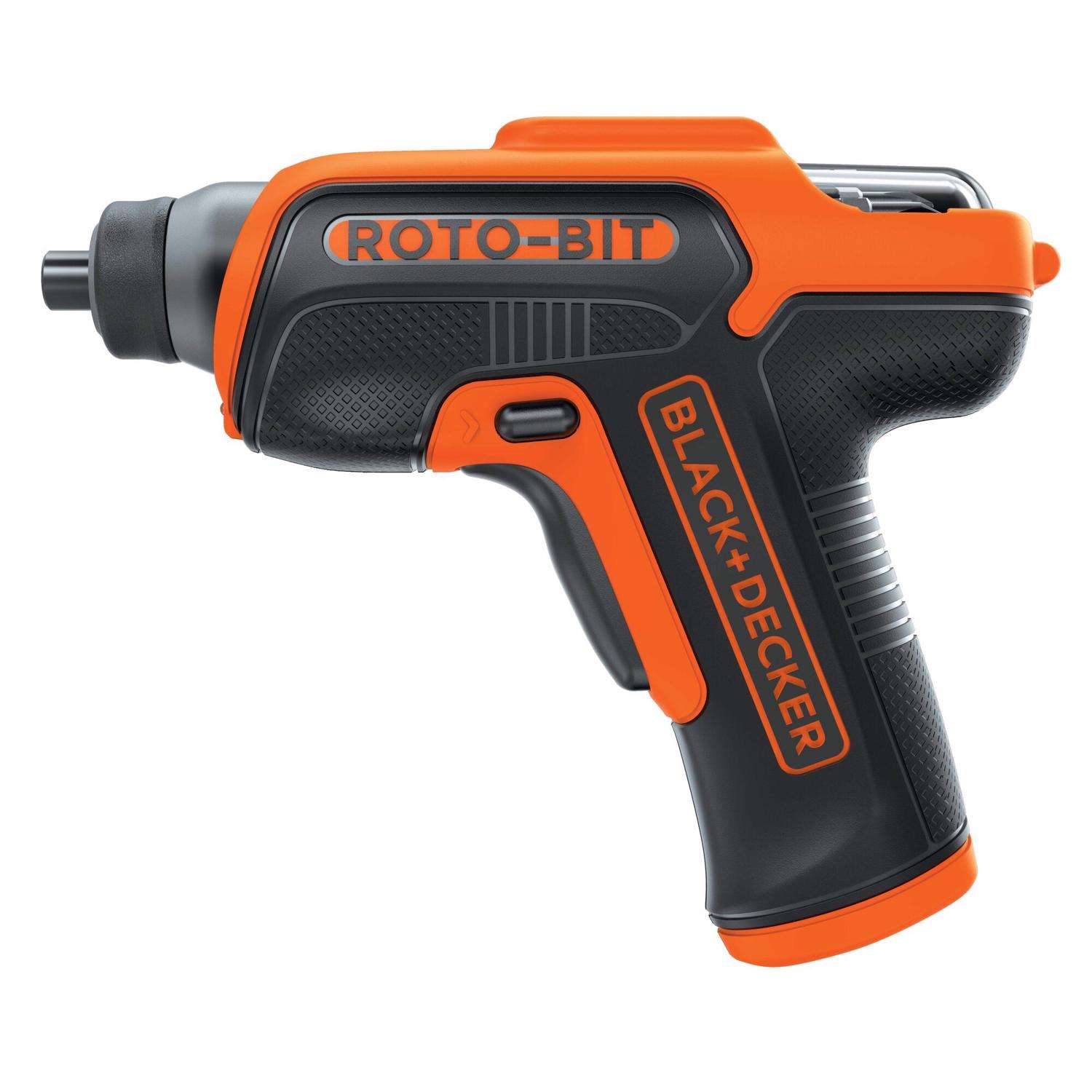 Black+Decker Roto-Bit 4 V Cordless Rechargeable Screwdriver Tool Only ...