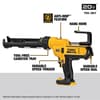 DEWALT 20V MAX Industrial Silicone Emulsion Caulking Gun Mfr# DCE560B ...