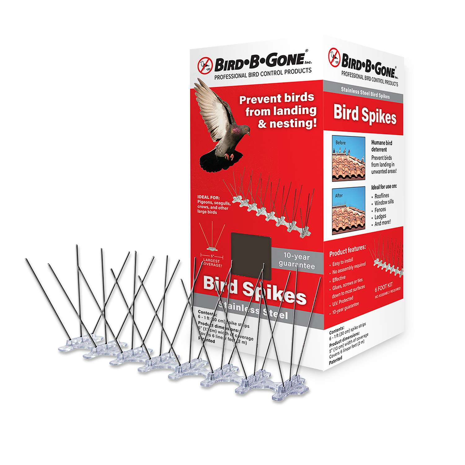 Bird-B-Gone Bird Repelling Spikes For Assorted Species - Ace Hardware