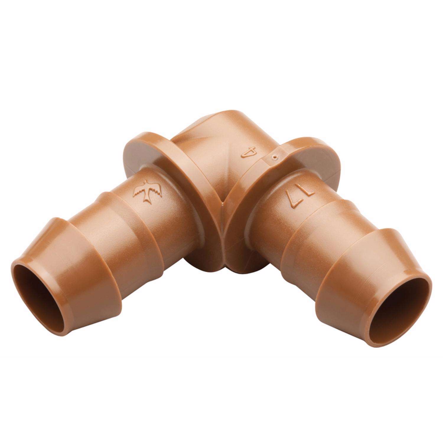 Rain Bird 1/2 in. Barbed Drip Irrigation Elbow 4 pk - Ace Hardware