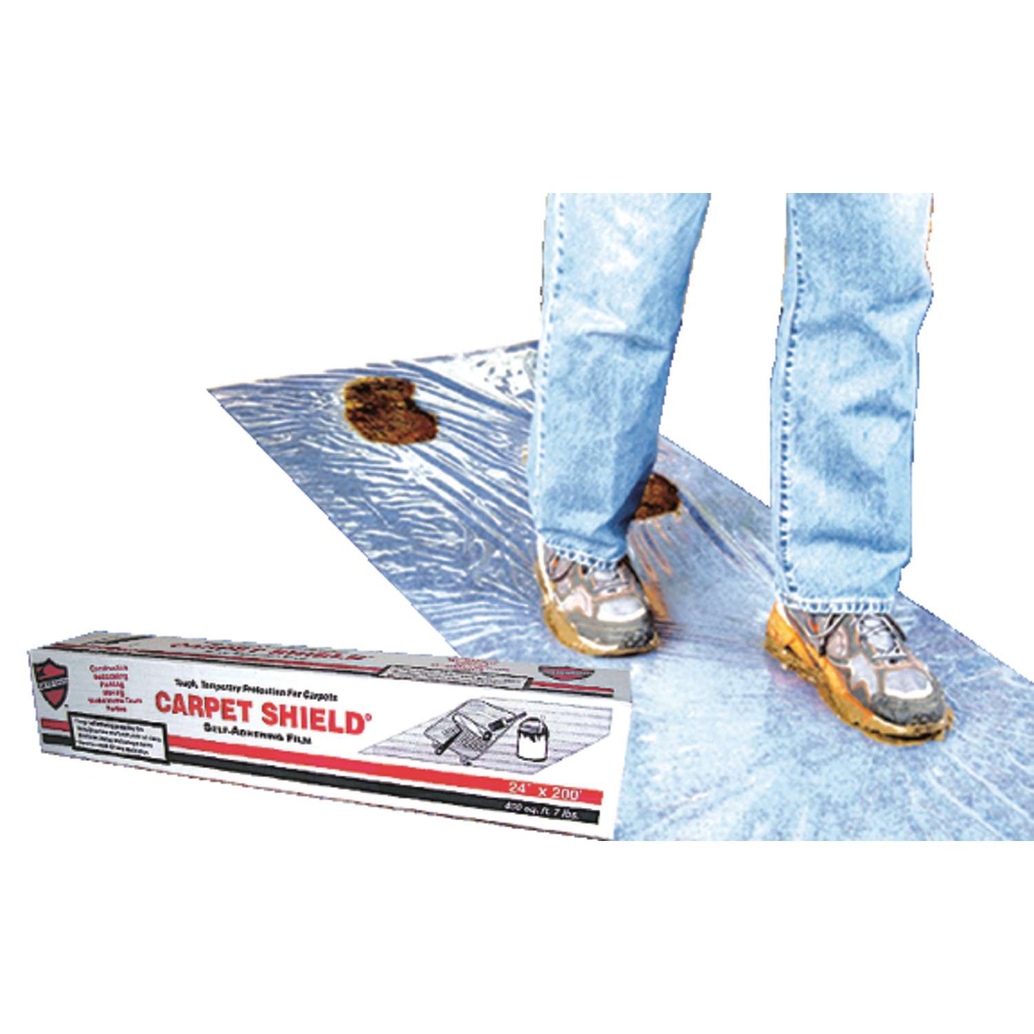 Surface Shields Carpet Shield Self-Adhering Film 3 mil X 24 in. W X 200 ...