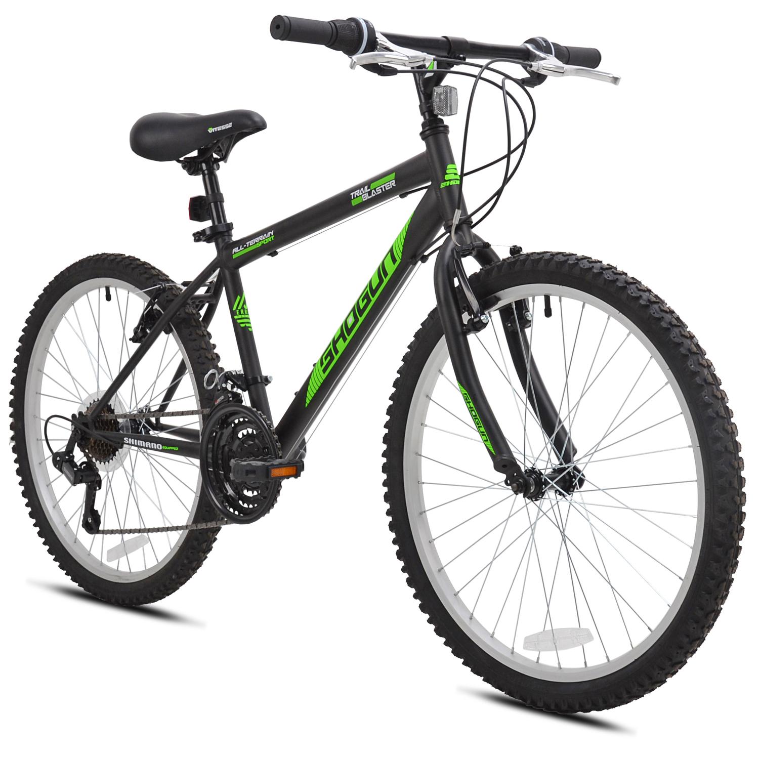 Shogun Men 24 in. D Rigid Mountain Bicycle Black – Sansujyuku