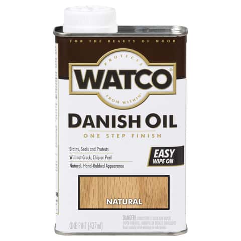 Watco Transparent Natural Oil-Based Danish Oil 1 pt - Ace Hardware