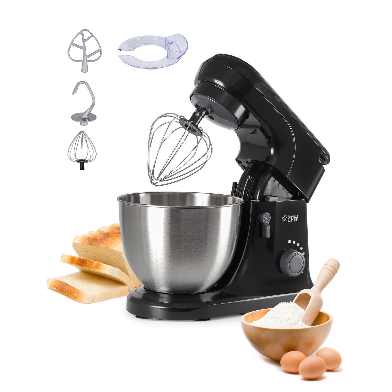 Commercial Chef Black/Silver 4.7 qt 7 speed Stand Food Mixer – Sansujyuku