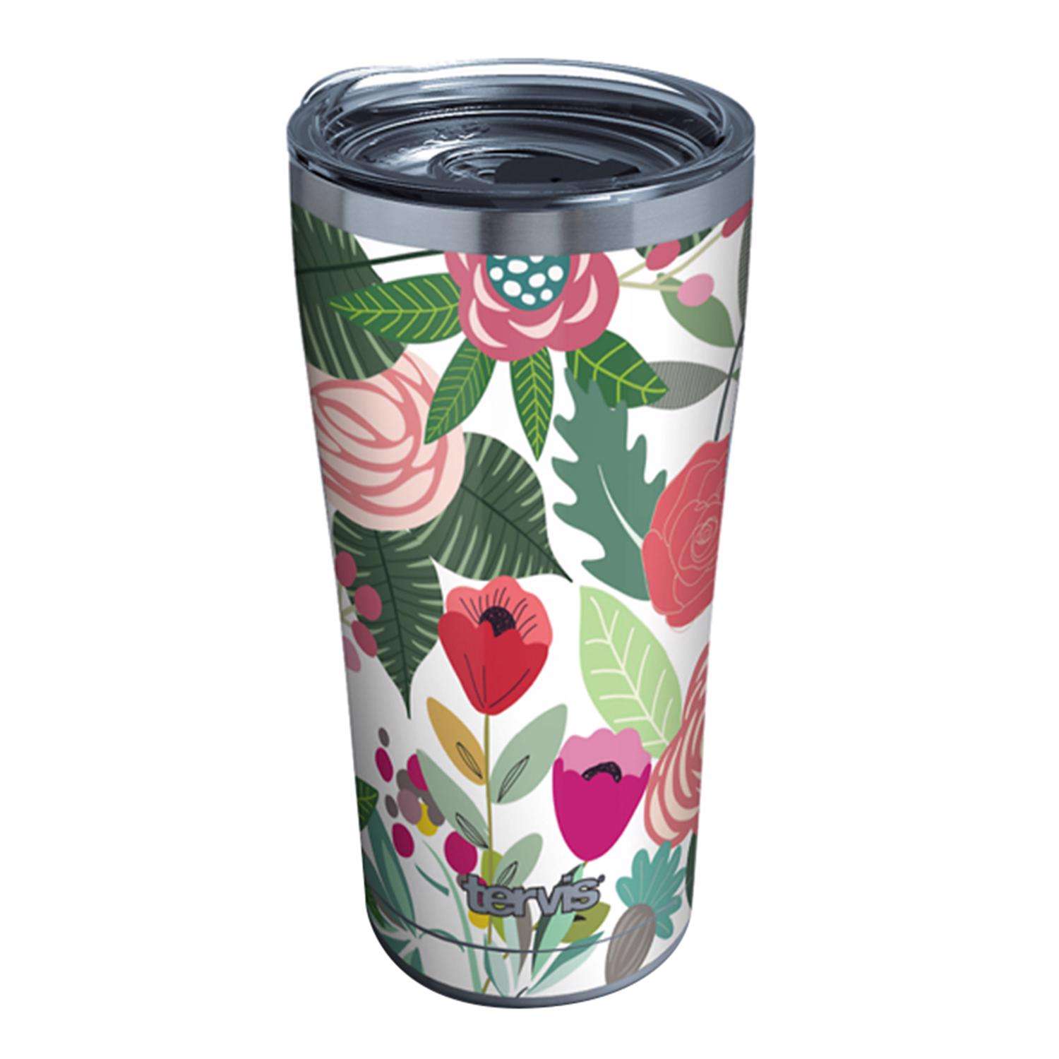 Tervis 20 oz Budding Bliss Multicolored BPA Free Double Wall Tumbler - Ace Hardware