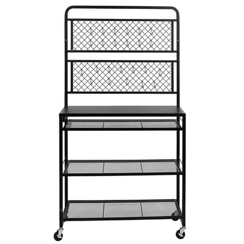 Honey-Can-Do Garage 70 in. H X 38 in. W X 18 in. D Steel Multi Rack ...