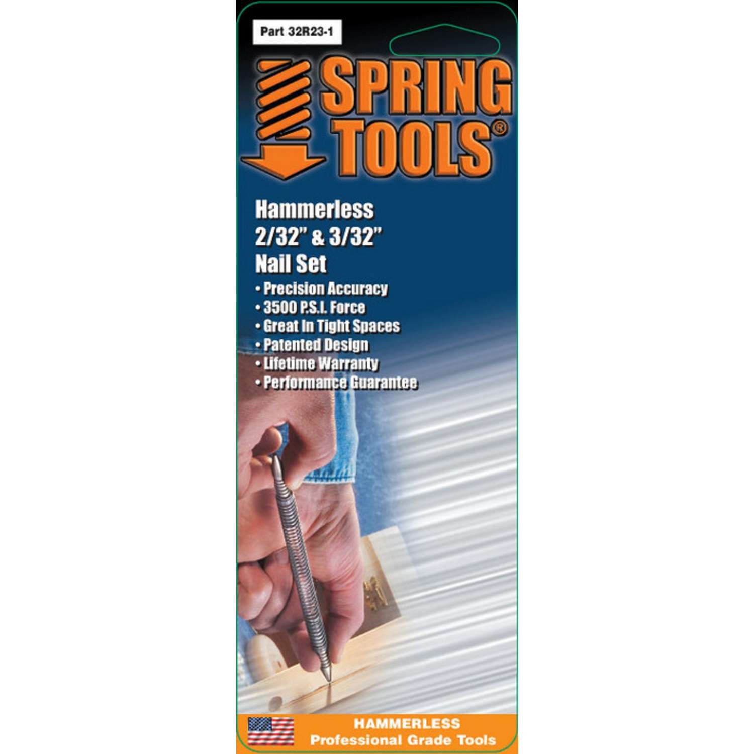 Spring Tools 2/32 & 3/32 in. Double Ended Nail Set 1 pc - Ace Hardware