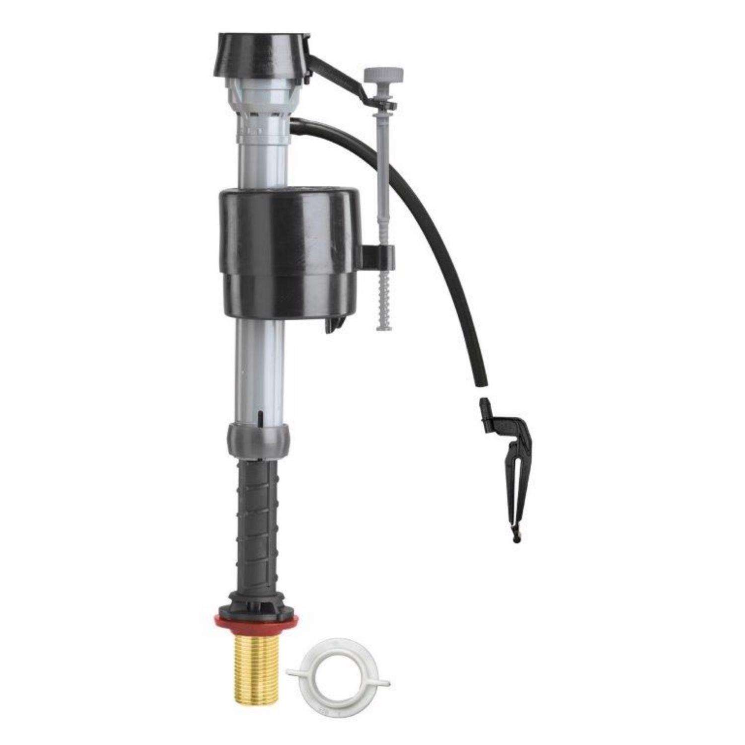 Fluidmaster Fill Valve Black Polish Brass Brass/Plastic For Universal ...