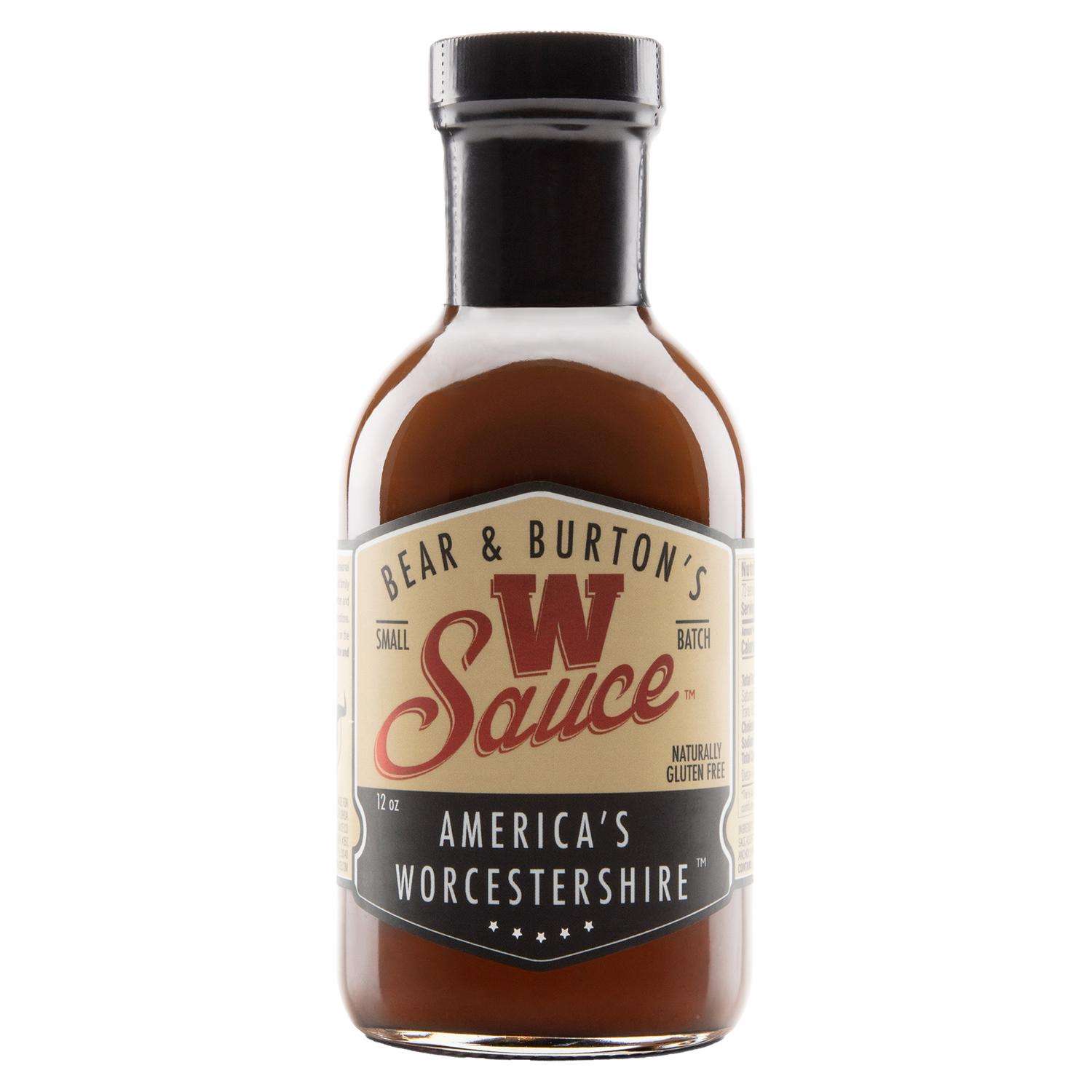 The W Sauce Bear & Burton's America's Worcestershire Sauce 12 oz - Ace ...