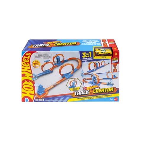 Hot Wheels Triple Loop Speed Kit Track Set Mfr# JDW39 - Ace Hardware