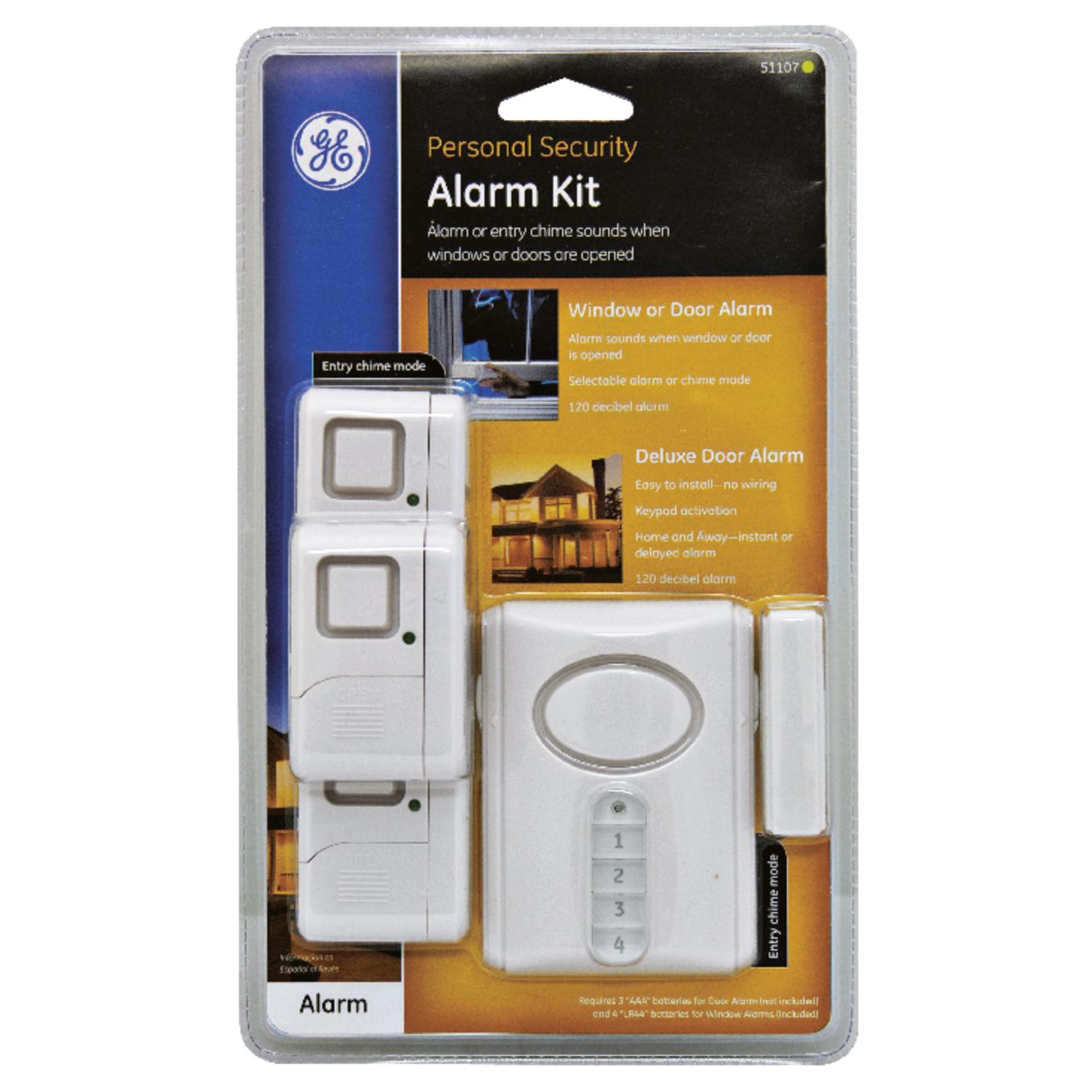GE White Plastic Door and Window Alarm Kit - Ace Hardware