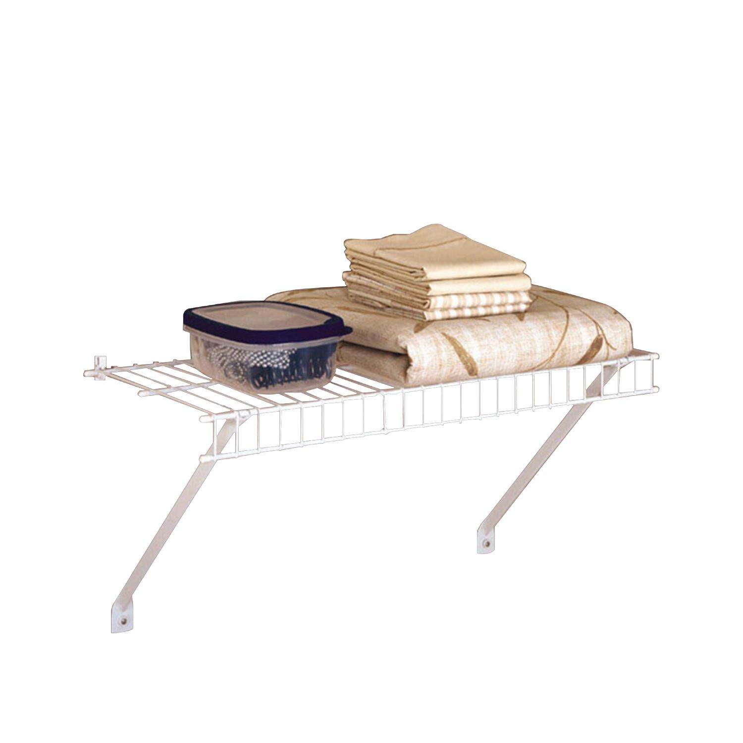 Rubbermaid 24 in. H X 12 in. W X 24 in. L Steel Linen Shelf Kit - Ace ...