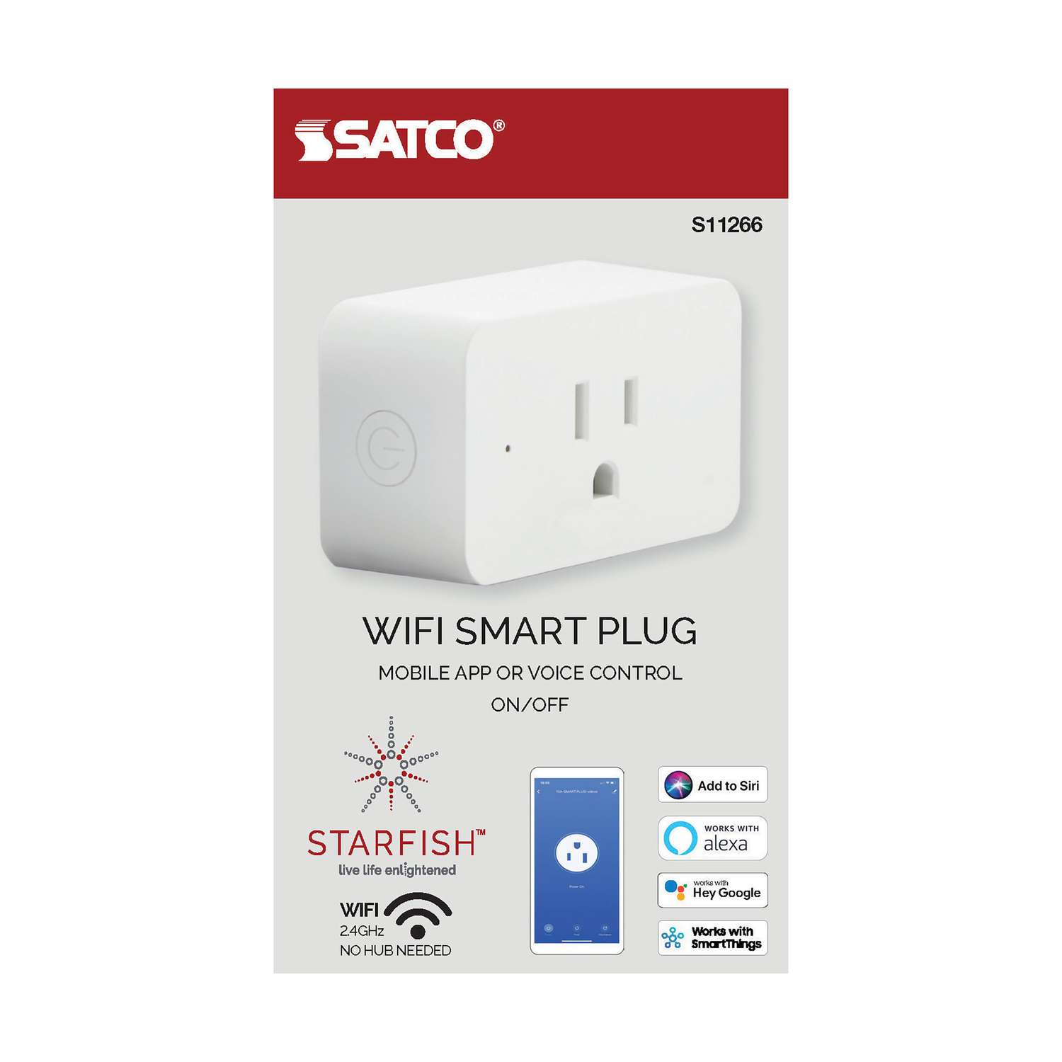 Satco Starfish Commercial and Residential Copper/Plastic Outlet Adapter ...