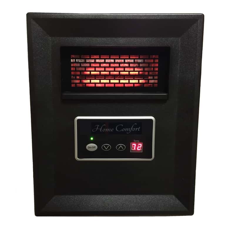 Home Comfort 750 sq ft Infrared Portable Heater with Remote 2400 BTU ...