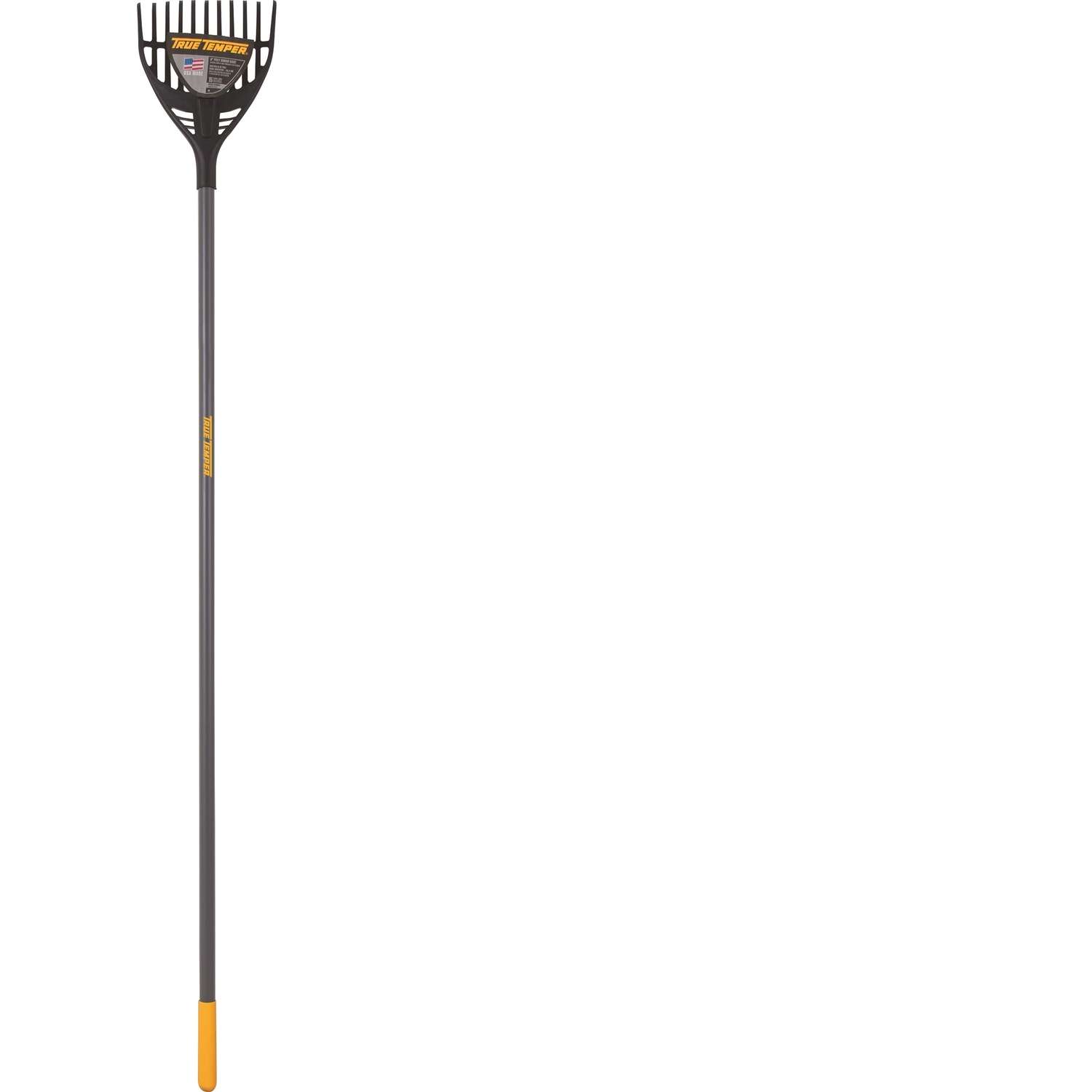 True Temper 65.19 in. 11 Tine Poly Shrub Rake Steel Handle - Ace Hardware