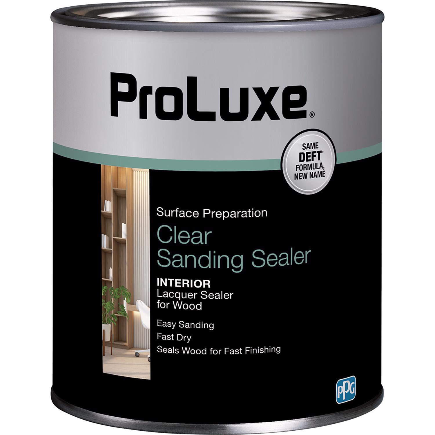 ProLuxe Smooth Clear Oil-Based Lacquer Sanding Sealer 1 qt Mfr# PLX015 ...