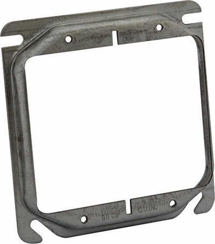 Raco Square Steel 2 gang Box Cover For Two Wiring Devices - Ace Hardware