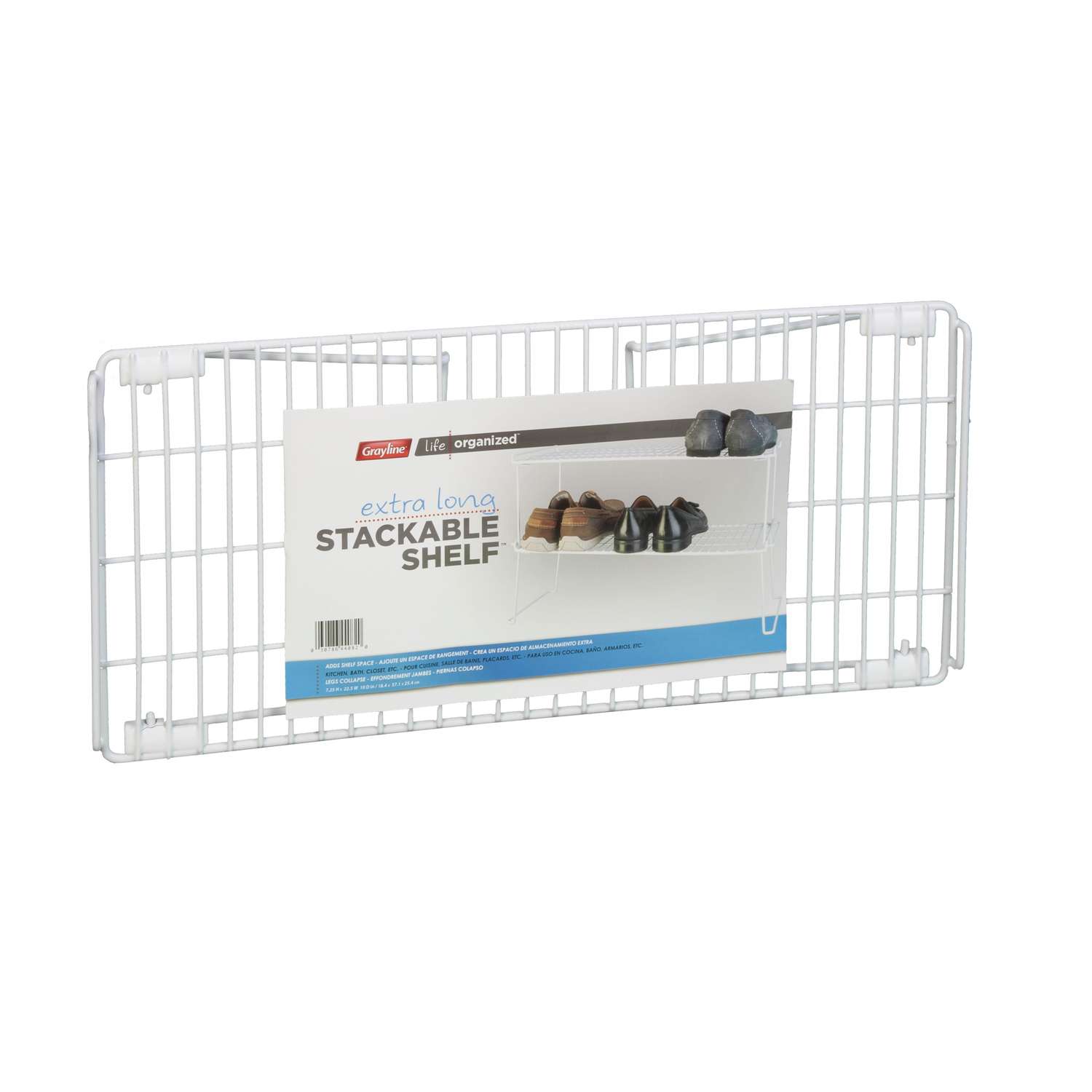Grayline Life Organized 7-1/2 in. H X 10 in. W X 22 in. L PE Coated ...