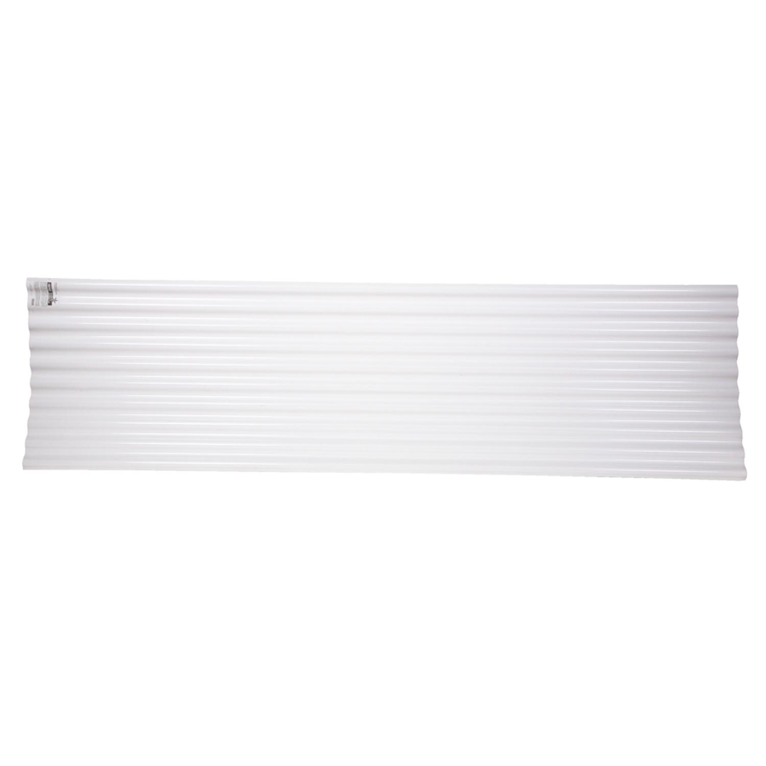 Tuftex SeaCoaster 26 in. W X 14 ft. L PVC Roof Panel White - Ace Hardware