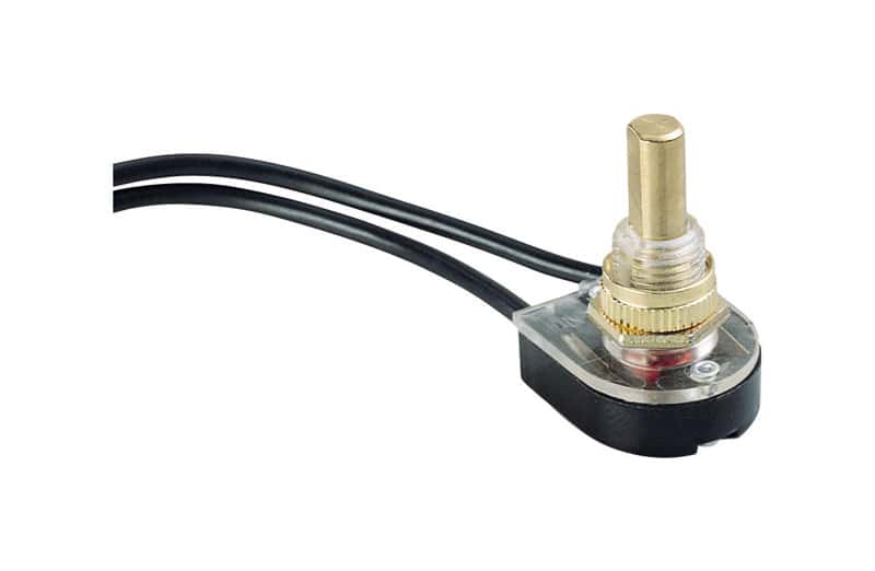 Gardner Bender 6 amps Single Pole Push Button Switch Brass 1 pk - Ace ...