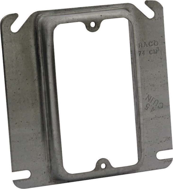 Raco Square Steel 1 gang Box Cover For Single Wiring Device - Ace Hardware