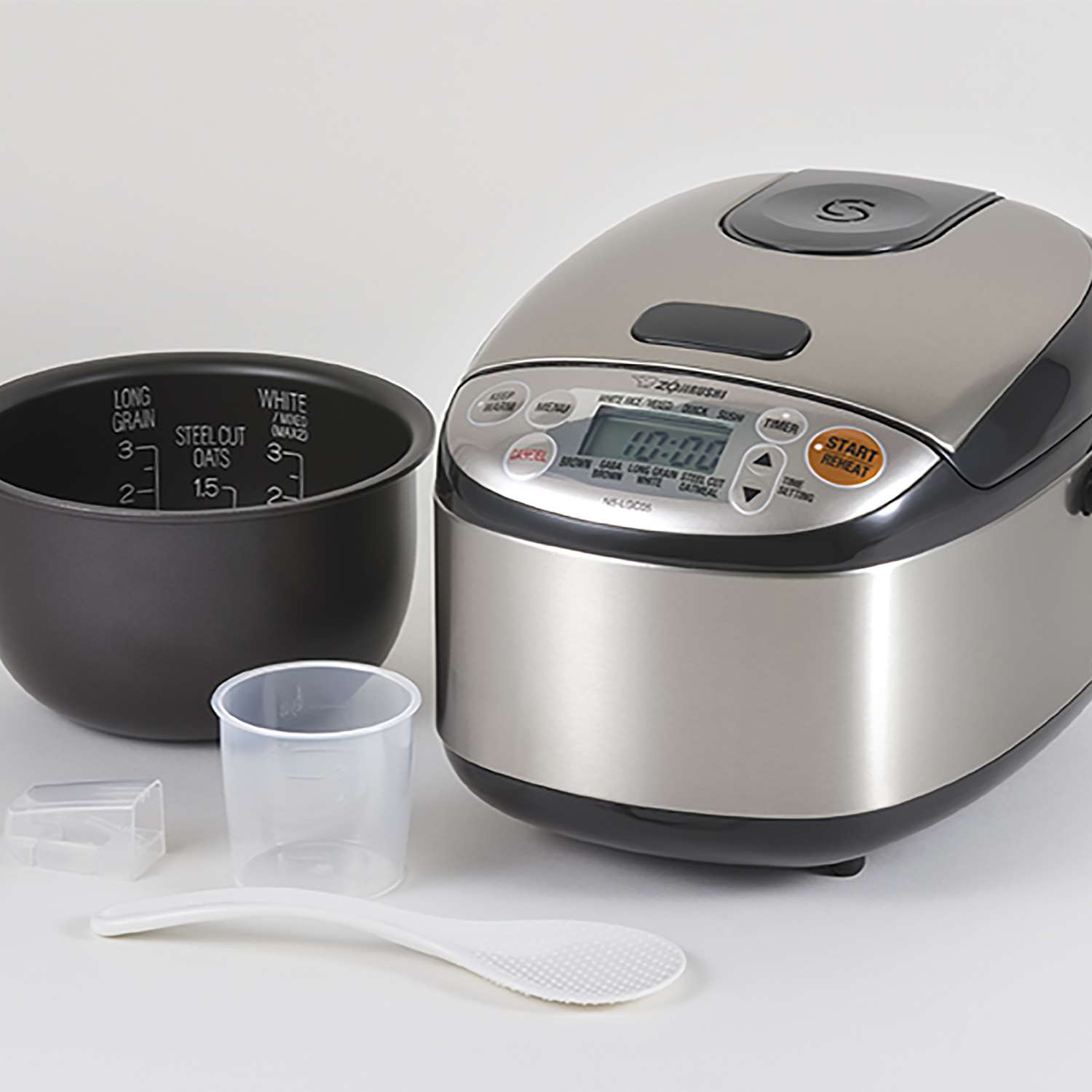 Zojirushi Silver 3 cups Programmable Rice Cooker - Ace Hardware