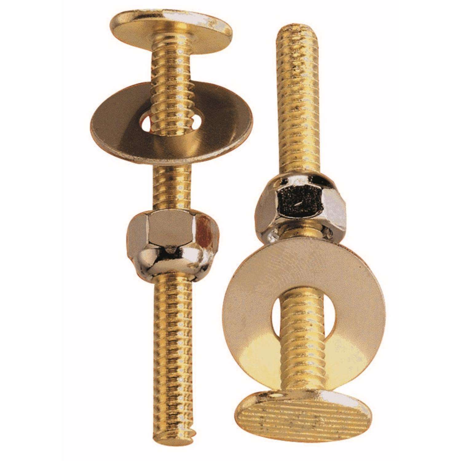 Plumb Pak Toilet Tank Bolt Set Solid Brass Mfr# PP835-150 - Ace Hardware