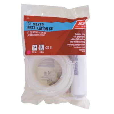 Ace 1/4 in. Dia. PVC Ice Maker/Water Line Installation Kit - Ace Hardware