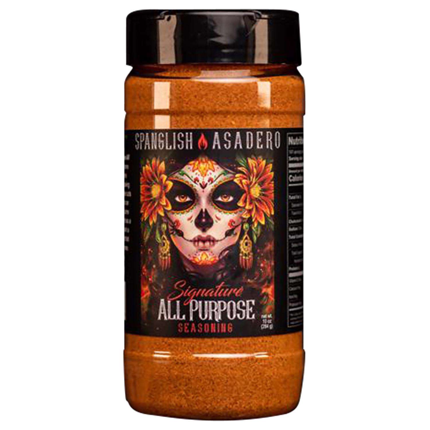 Spanglish Asadero Signature All Purpose Bar-B-Q Rub/Seasoning 10 oz ...