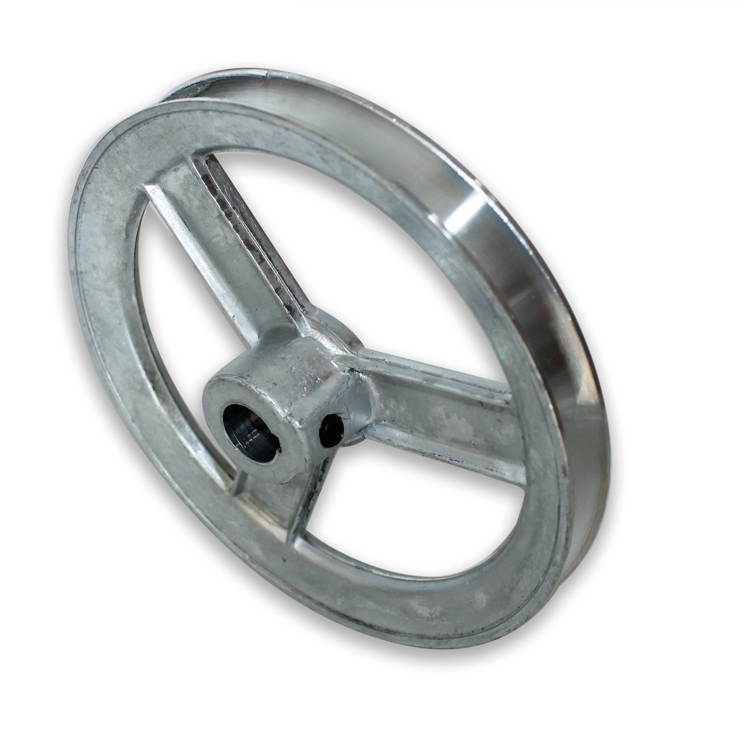 Chicago Die Cast 6 in. D Zinc Single V Grooved Pulley - Ace Hardware