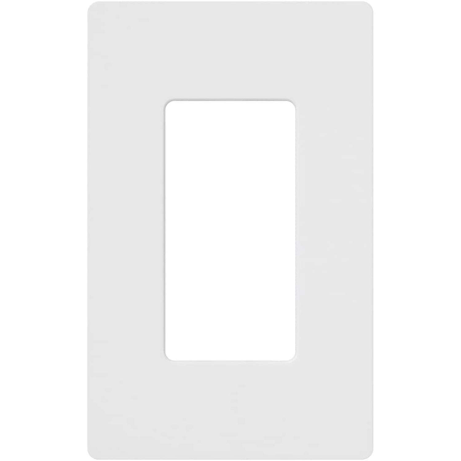 Lutron Claro White 1 gang Plastic Wall Plate 1 pk - Ace Hardware