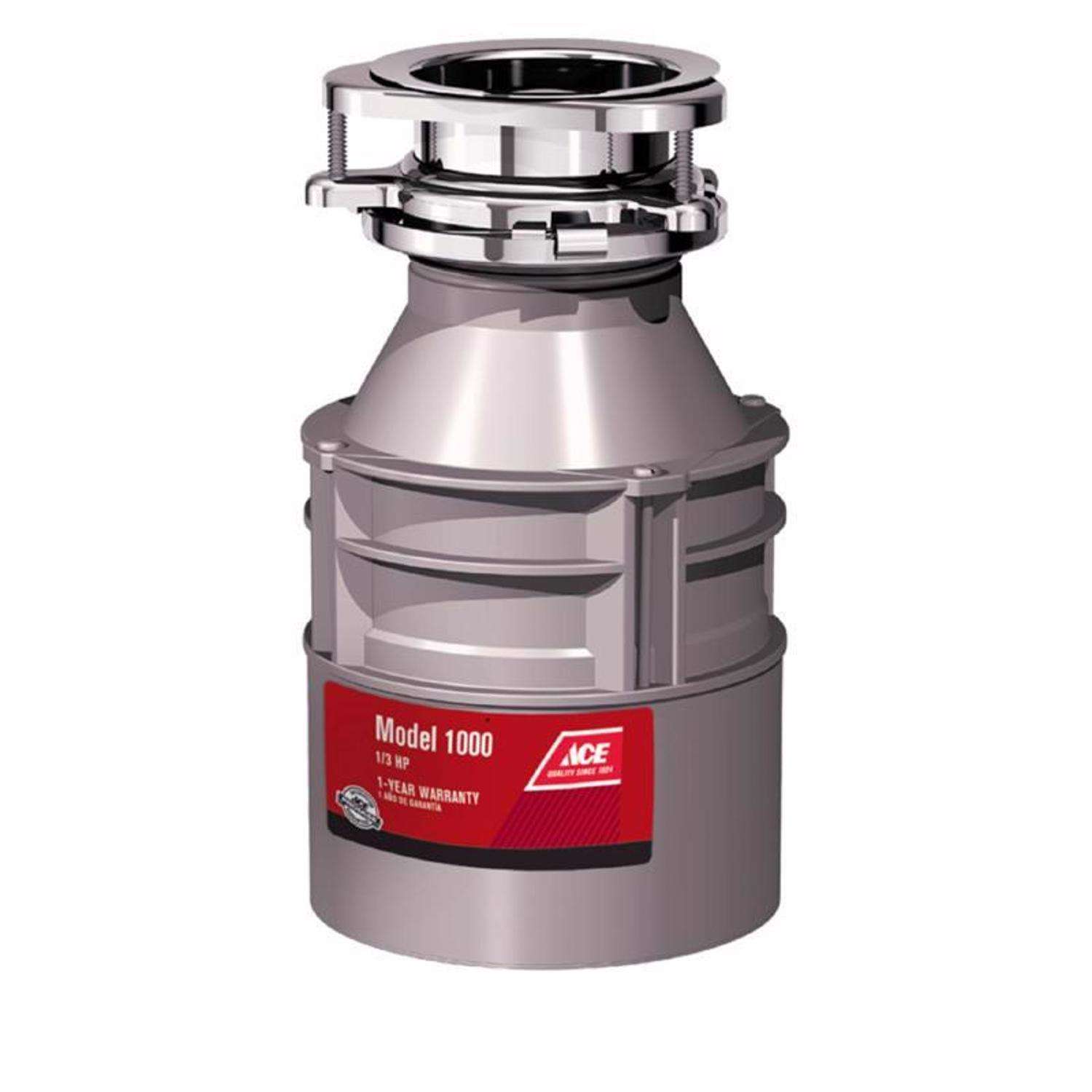 Ace 1/3 HP Continuous Feed Garbage Disposal - Ace Hardware