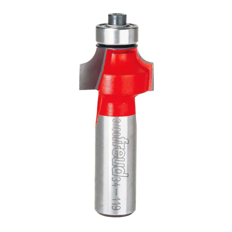 Freud 7/8 in. D X 3/16 in. X 2-1/2 in. L Carbide Rounding Over Router ...