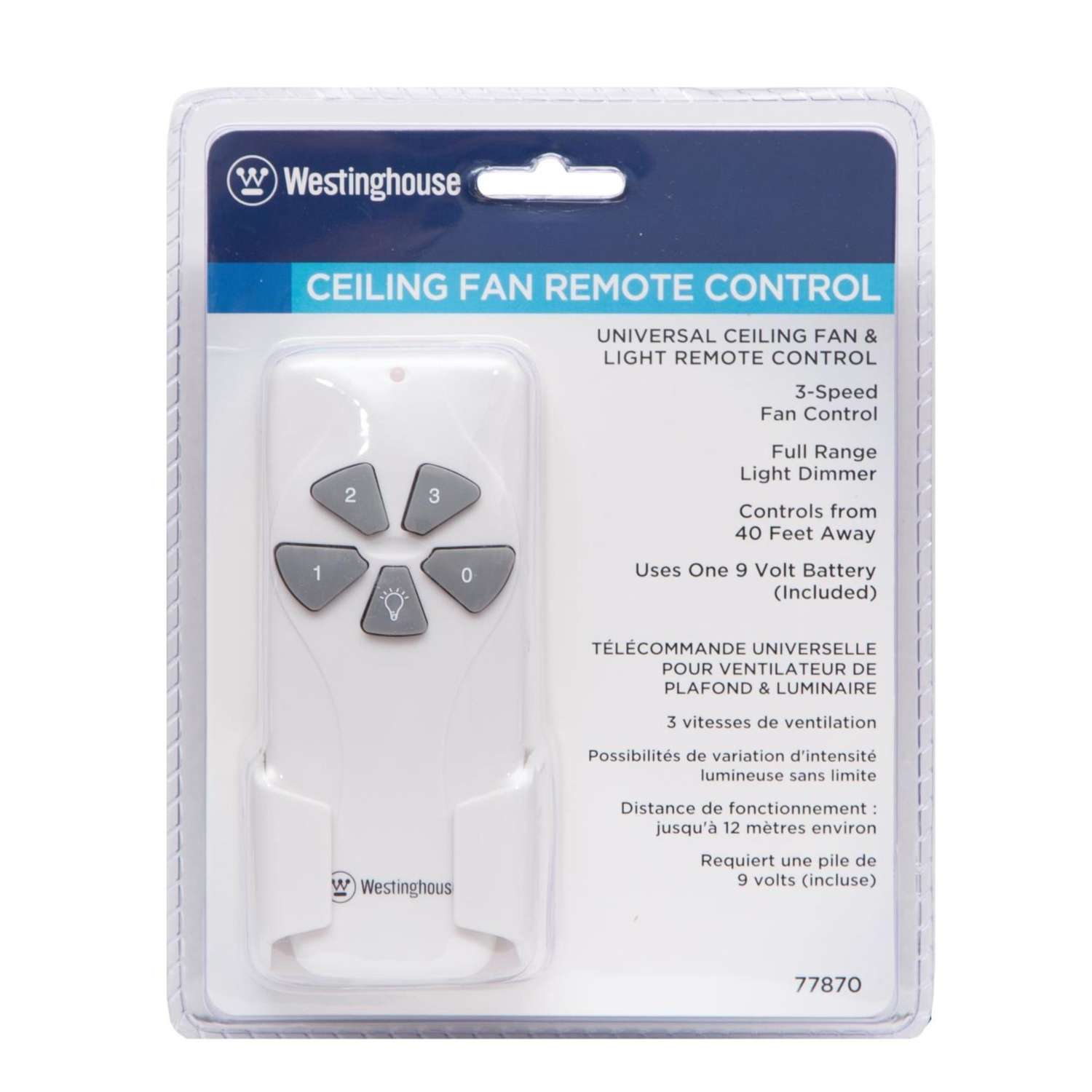 Westinghouse Remote Control White 1 pk - Ace Hardware